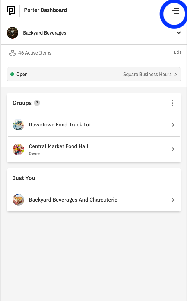 Managing your Porter Square Connection